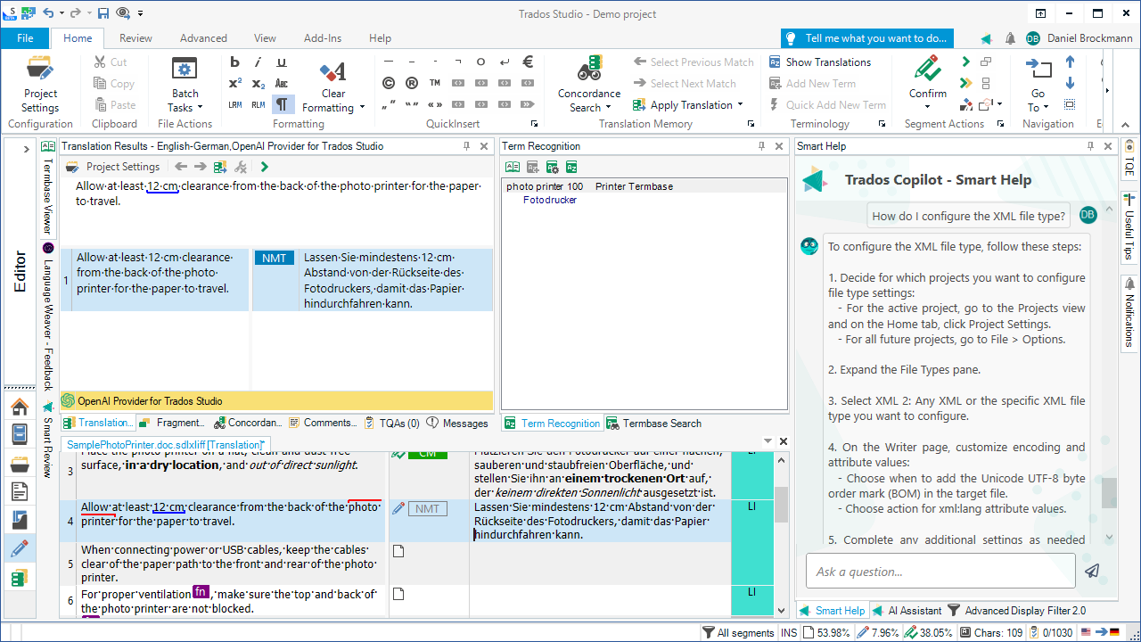 Nouveautés de Trados Studio 2024 SR1 : Plus intelligent, plus rapide, plus facile que jamais (Blog)